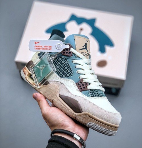 Air Jordan Retro 4 SNORLAX Semi UA Quality with OG Box – The Bombay Shoes Air Jordan Retro 4 SNORLAX Semi UA Quality with OG Box – The Bombay Shoes