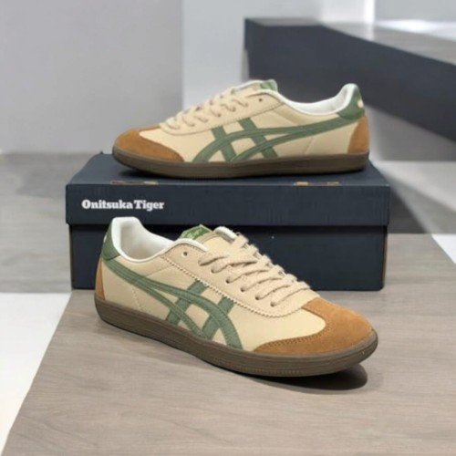 Onitsuka Tiger Tokuten Beige Green For Mens – The Bombay Shoes
