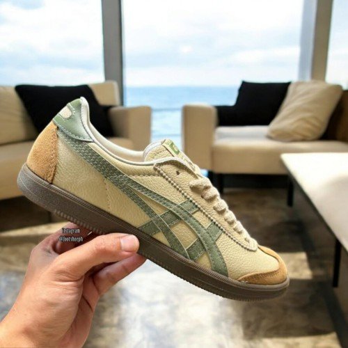 Onitsuka Tiger Tokuten Beige Green For Mens – The Bombay Shoes